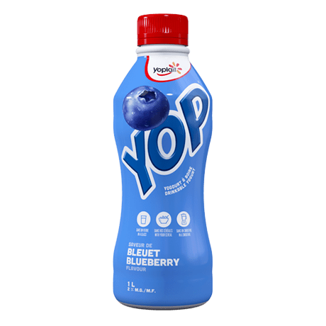 Yop Yogurt - Blueberry - Yoplait Canada