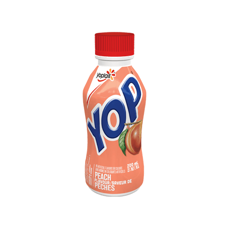 Yop Yogurt - Peach - Yoplait Canada